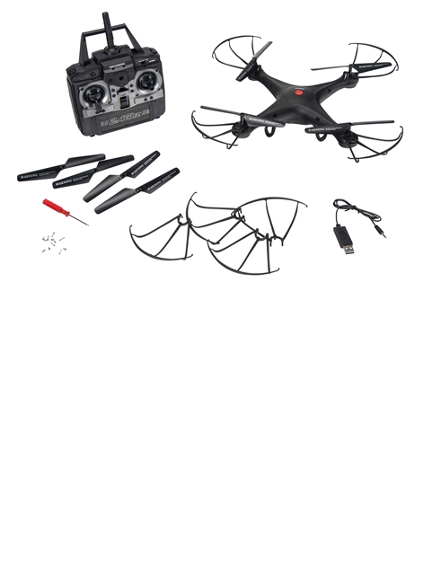 Aerial Quadcopter Drone Black