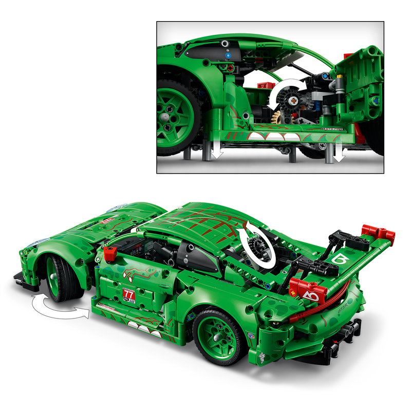 Lego® Technic Porsche 911 Gt3 R Rexy Ao Racing Car 42224